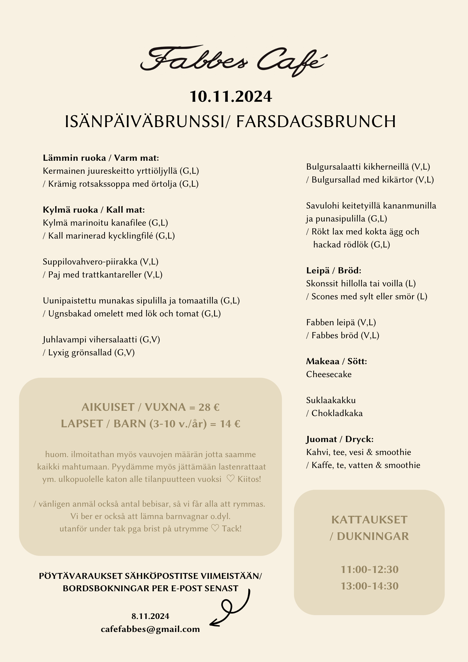 Fabbes Café – Kotoisa kahvila Turussa – Ett mysigt café i Åbo